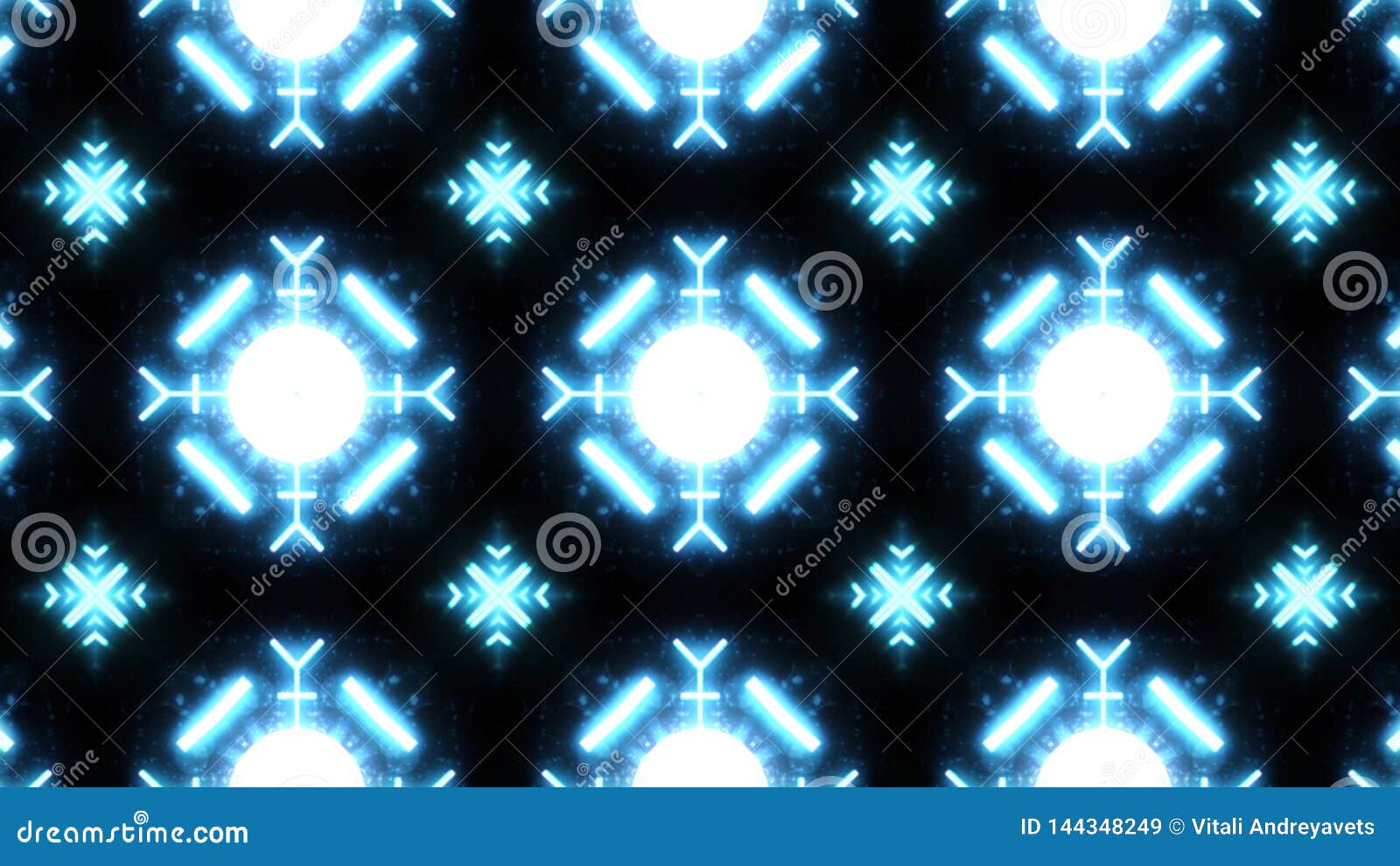 Designer Abstract Background with Glowing Individual Shapes. Stock ...