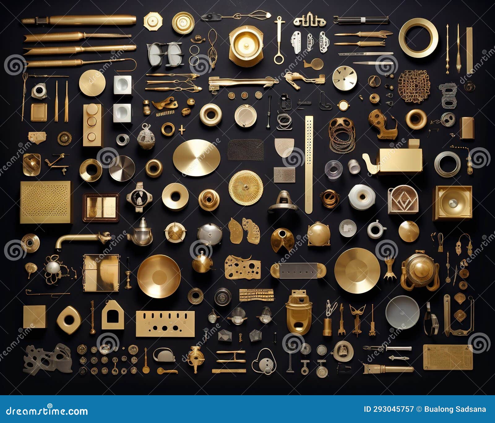 The Designer Asset Elements are Top View. Stock Illustration ...