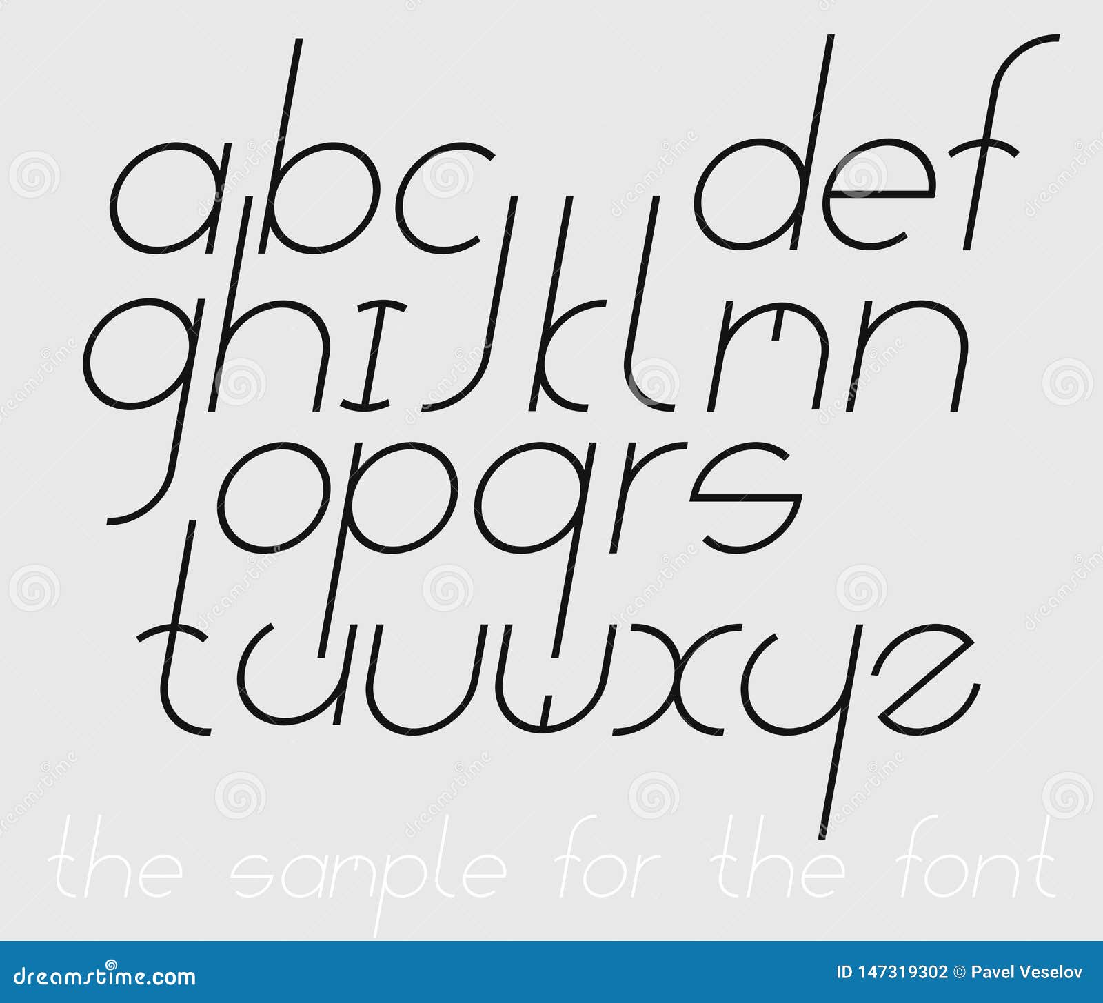 Designer Bold Slanted Font. Set of Letters Stock Vector - Illustration ...