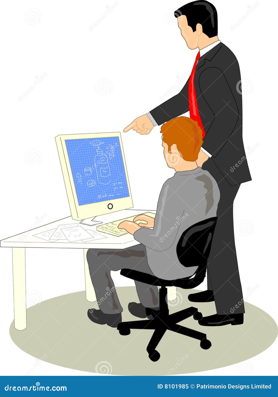 Client Workstation Clip Art