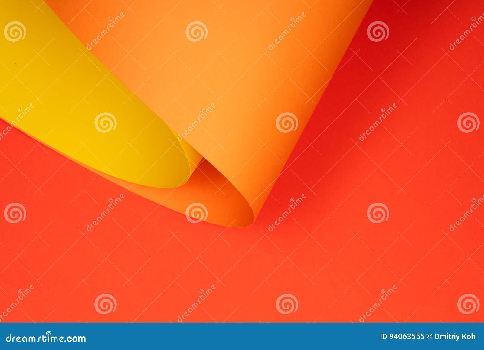 Designer colored paper stock image. Image of citric, deep - 94063555