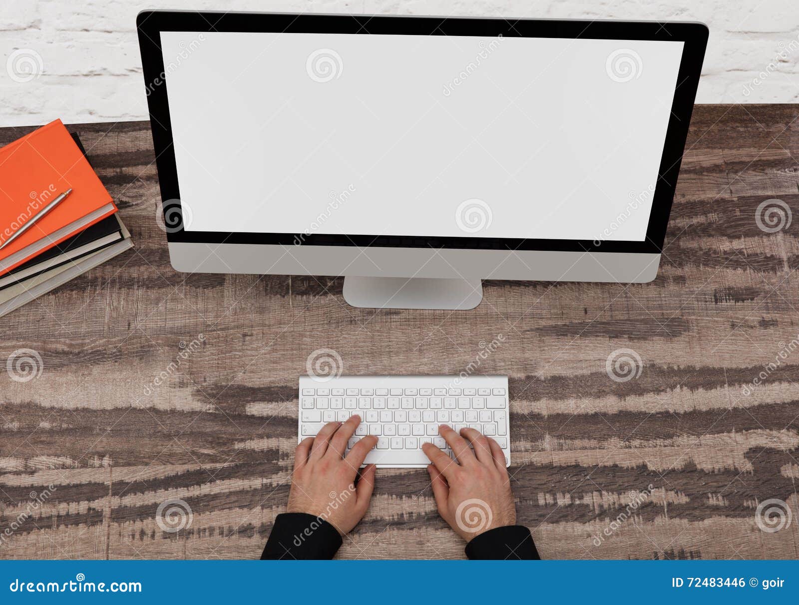 Designer on computer stock photo. Image of organizer - 72483446