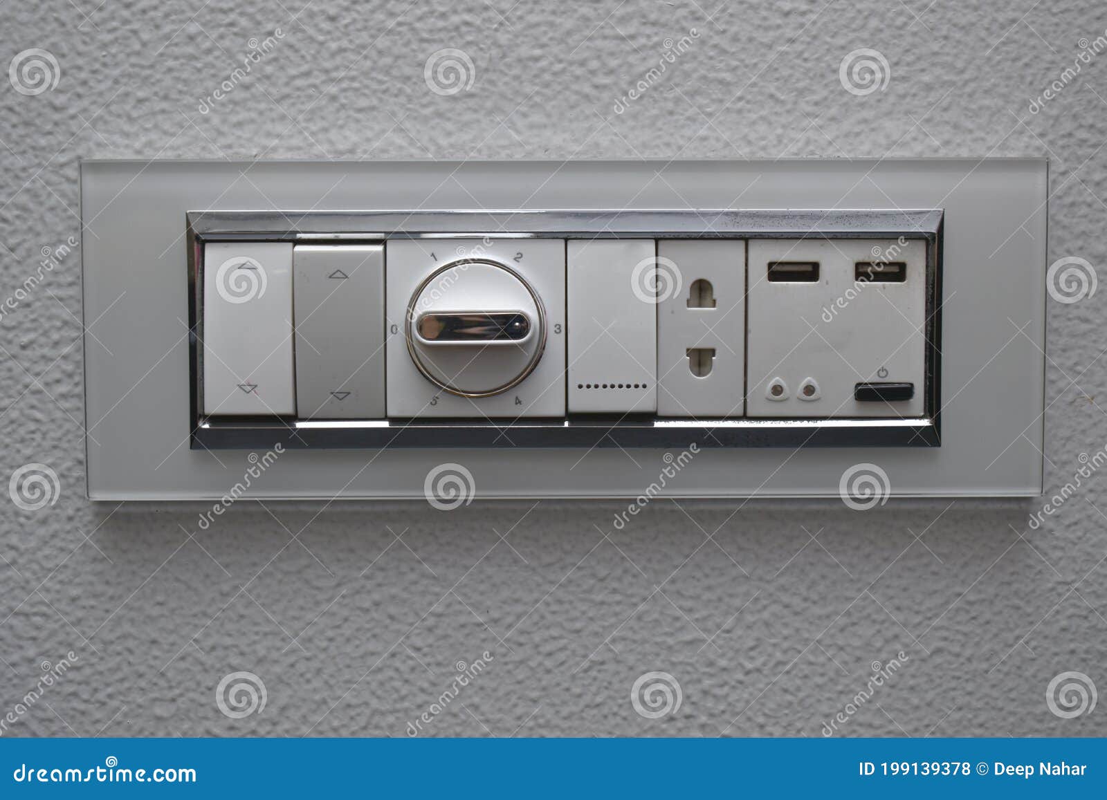 DESIGNER ELECTRICAL SWITCH BOARD WITH 2 PIN SOCKET AND Three SWITCH And ...
