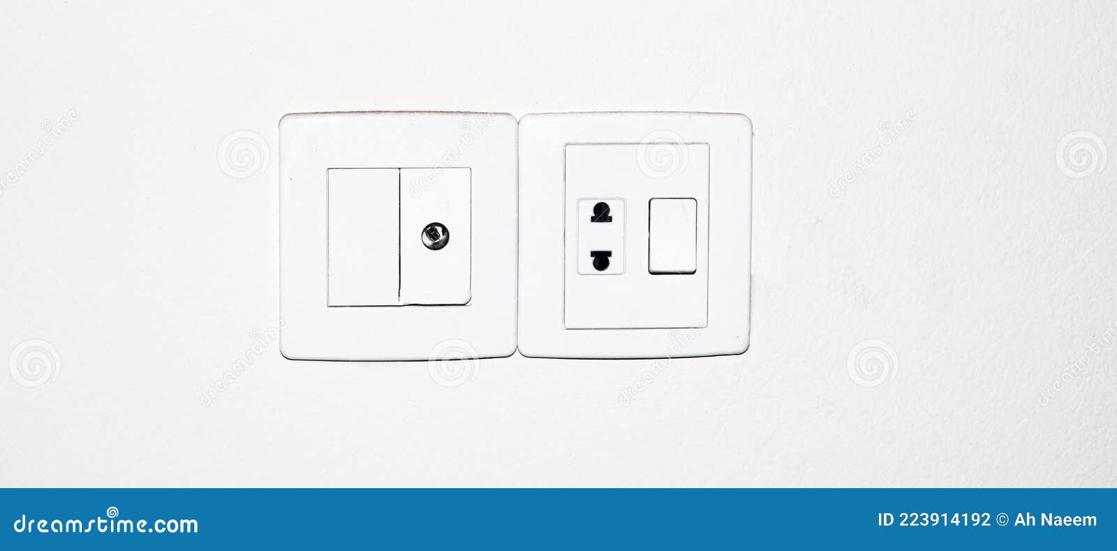 DESIGNER ELECTRICAL SWITCH BOARD WITH Two Way SWITCHES On Laminated ...