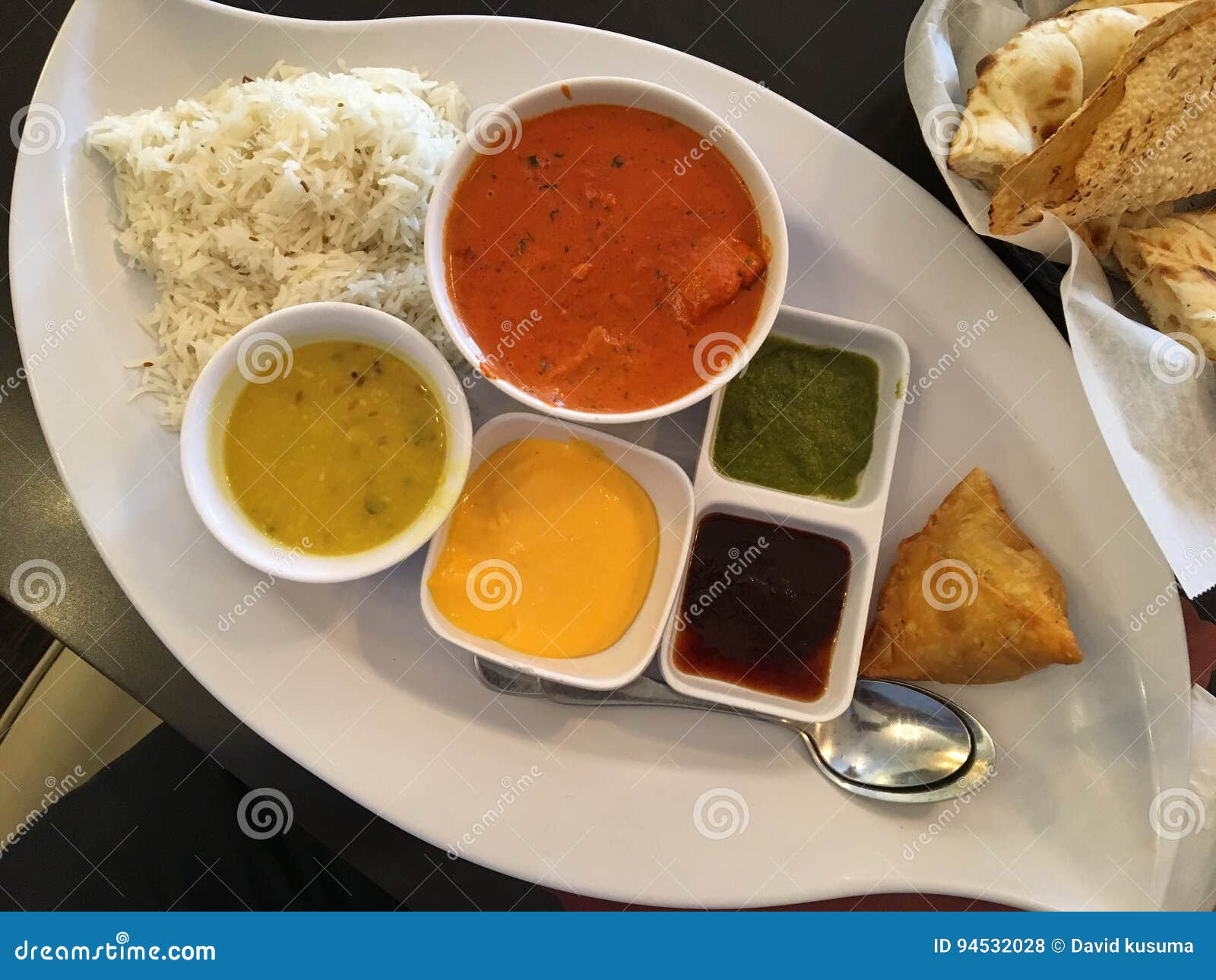 Designer foods stock photo. Image of chutney, samosa - 94532028