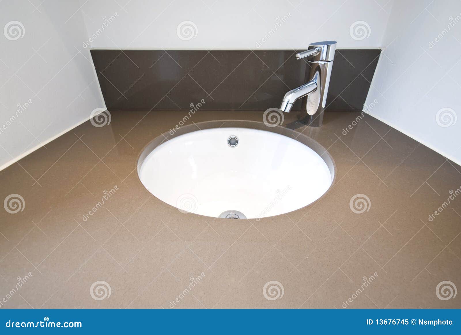 Designer Granite Wash Basin Stock Image - Image of apartment, clean ...