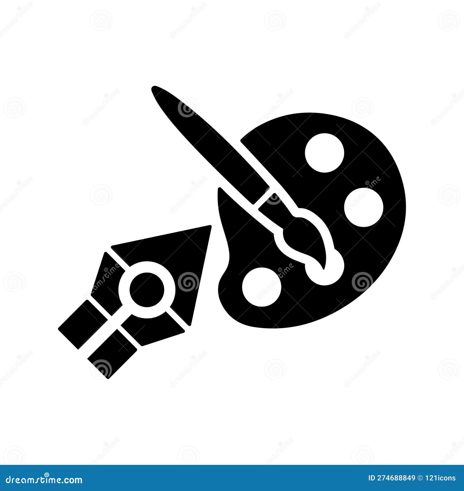 Designer, Graphic Tool Icon Stock Illustration - Illustration of ...