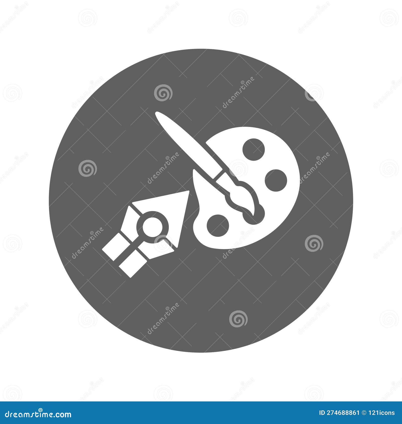 Designer, Graphic Tool Icon Stock Illustration - Illustration of ...