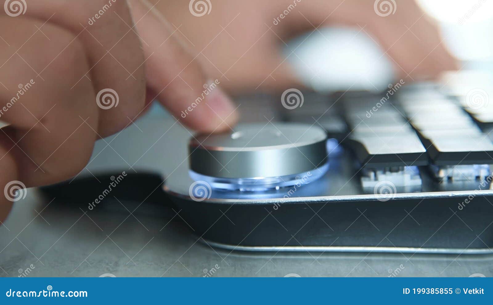 Designer Hand Using Navigation Control Wheel Stock Video - Video of ...