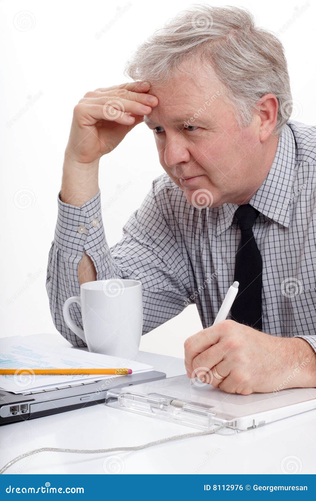Designer Looking and Writing Stock Photo - Image of concept, keyboard ...