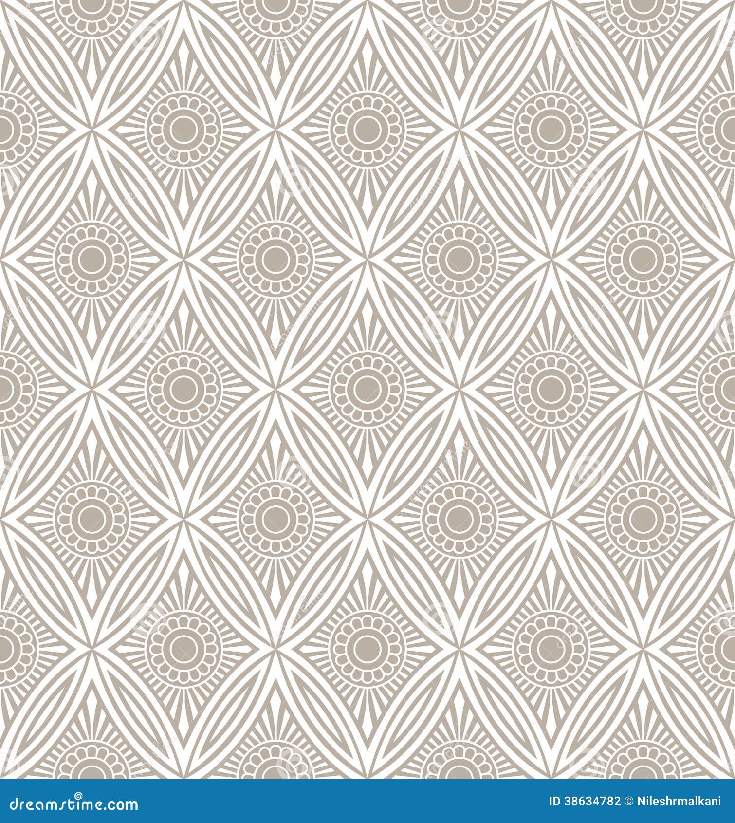 Designer Seamless Wallpaper Stock Vector - Illustration of wallpapers ...