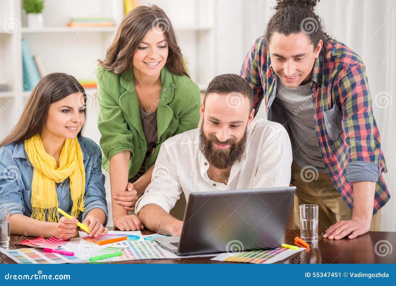 Designer team stock image. Image of cheerful, learning - 55347451