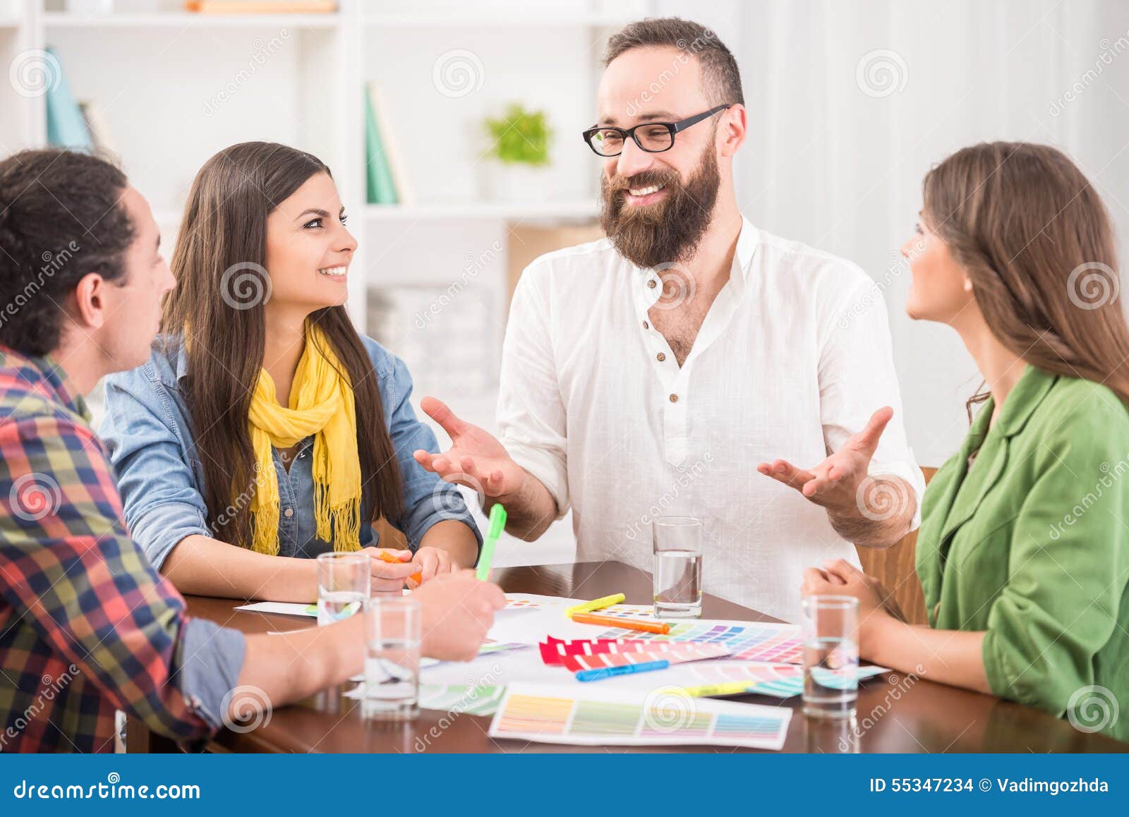 Designer team stock photo. Image of caucasian, coworkers - 55347234