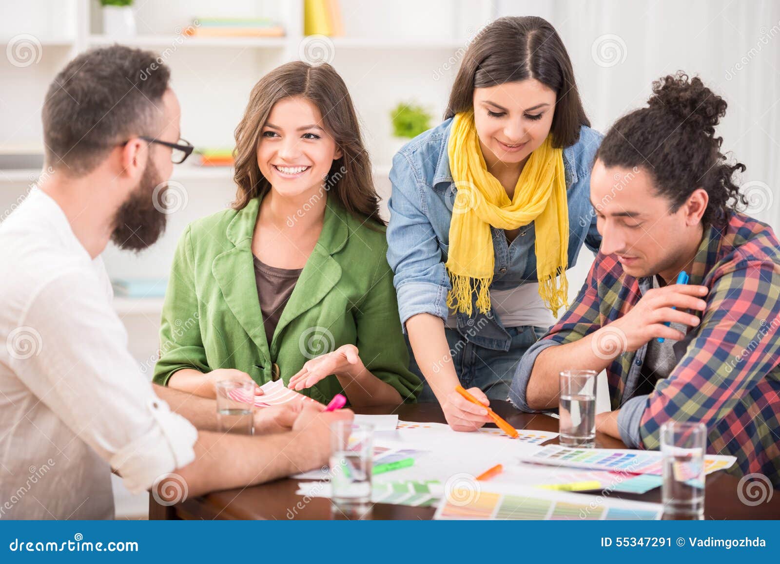 Designer team stock image. Image of ideas, planning, casual - 55347291