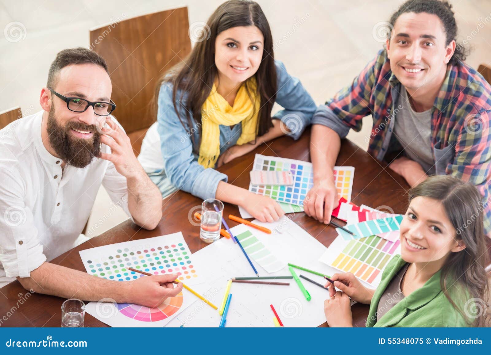 Designer team stock image. Image of architects, education - 55348075