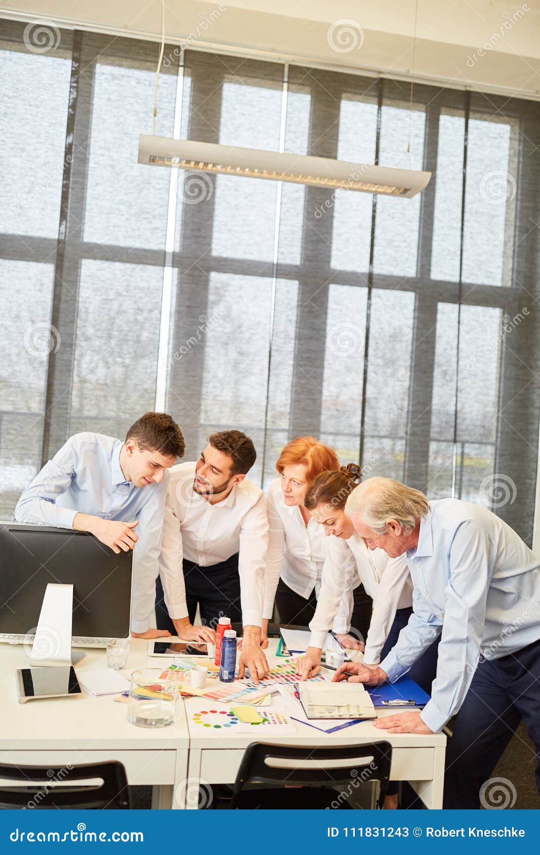 Designer Team Planning Creative Analysis Stock Image - Image of design ...