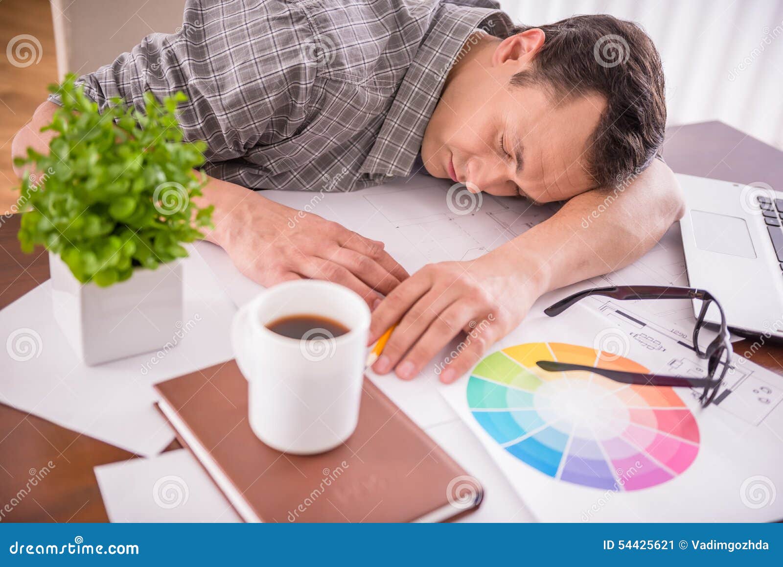 Designer stock image. Image of exhaustion, computer, business - 54425621