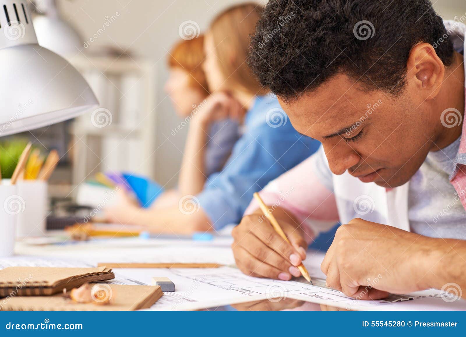 Designer at work stock photo. Image of business, education - 55545280
