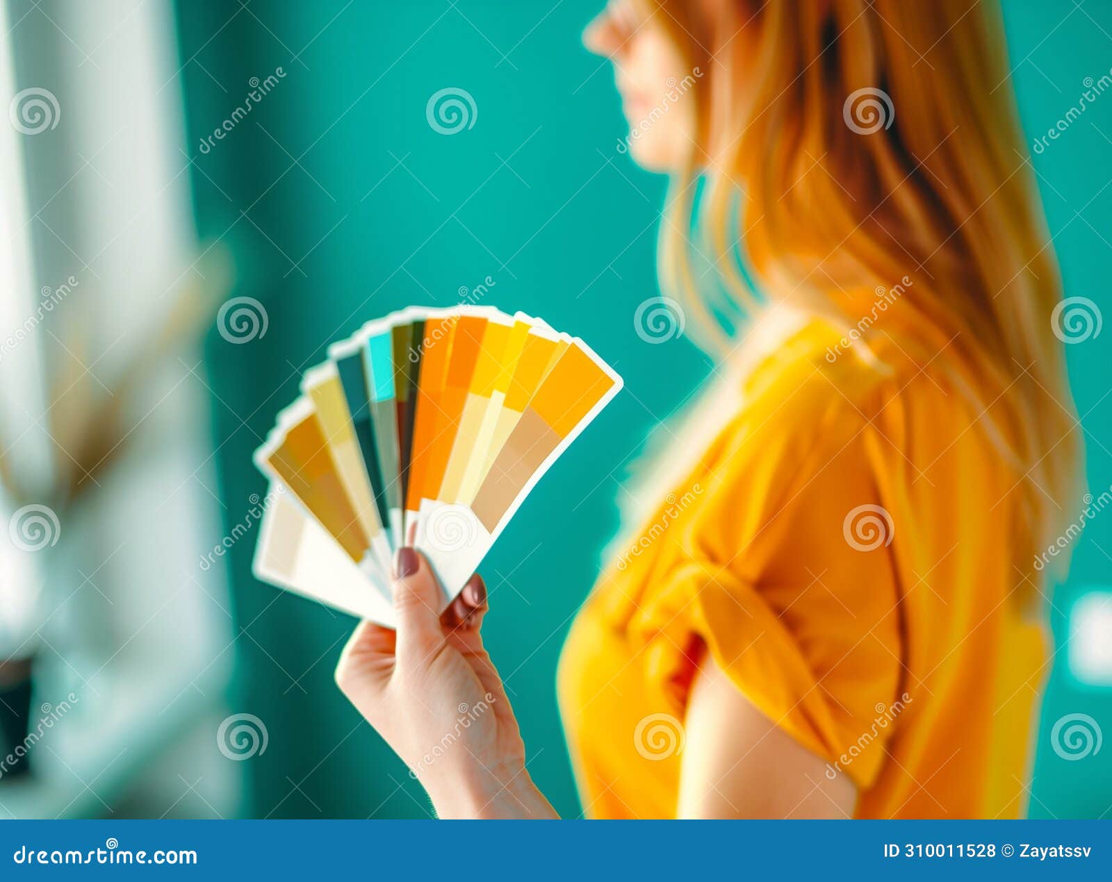 Designer Picking Color For Design, Choosing Matching Colour With ...