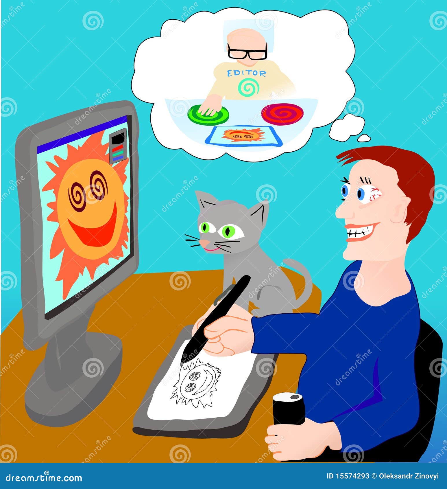 Editor Cartoons, Illustrations & Vector Stock Images - 39629 Pictures ...