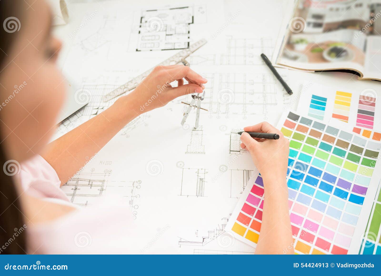 Designer stock image. Image of color, creativity, choice - 54424913