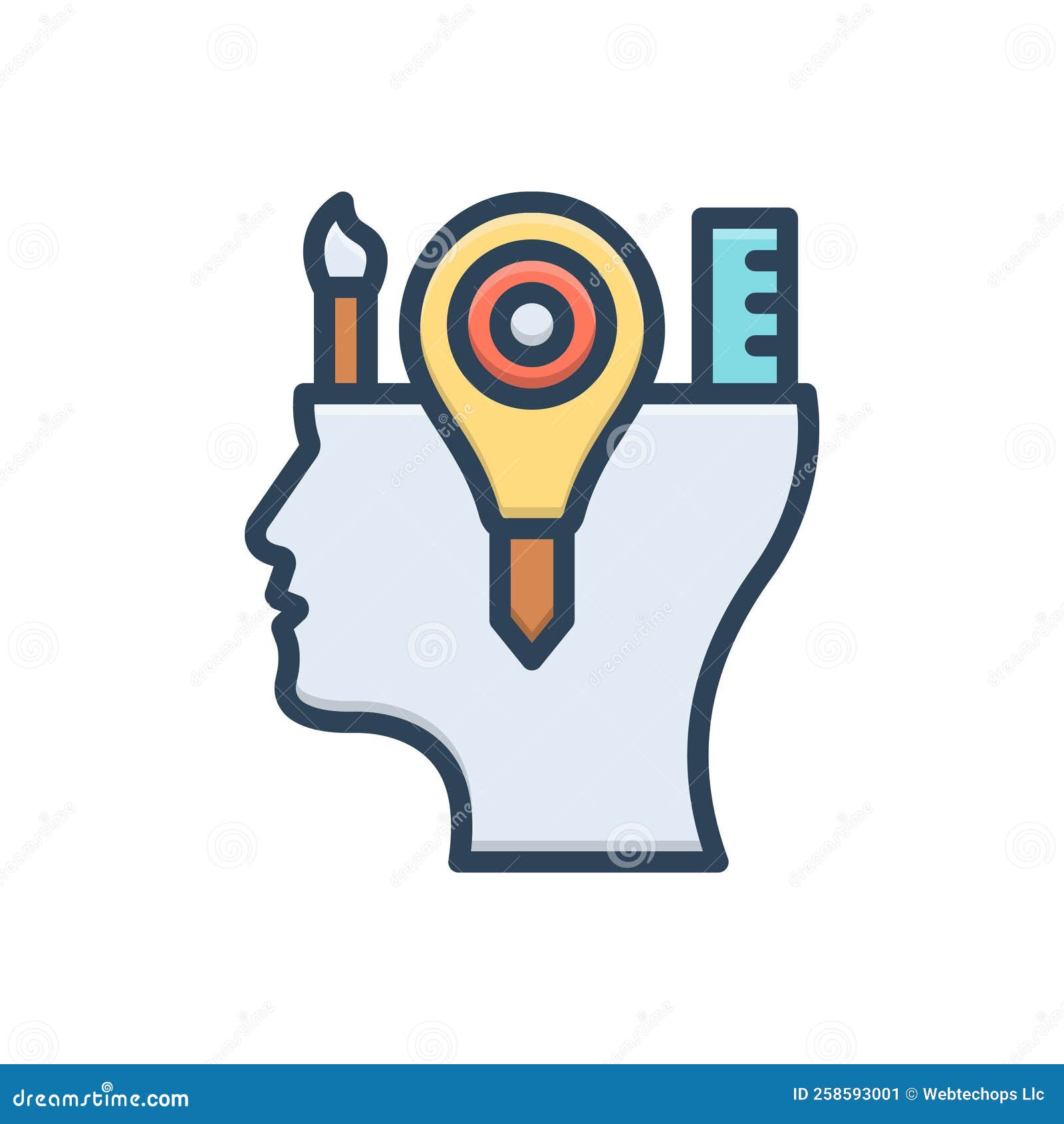 Color Illustration Icon for Designers, Graphic and Creative Stock ...