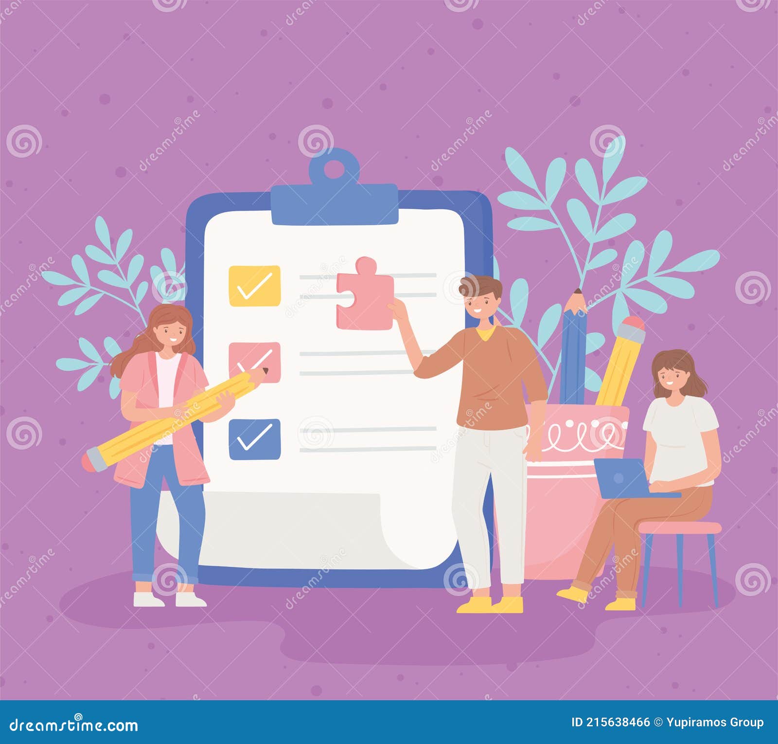 Designers Teamwork Interacting Stock Vector - Illustration of group ...