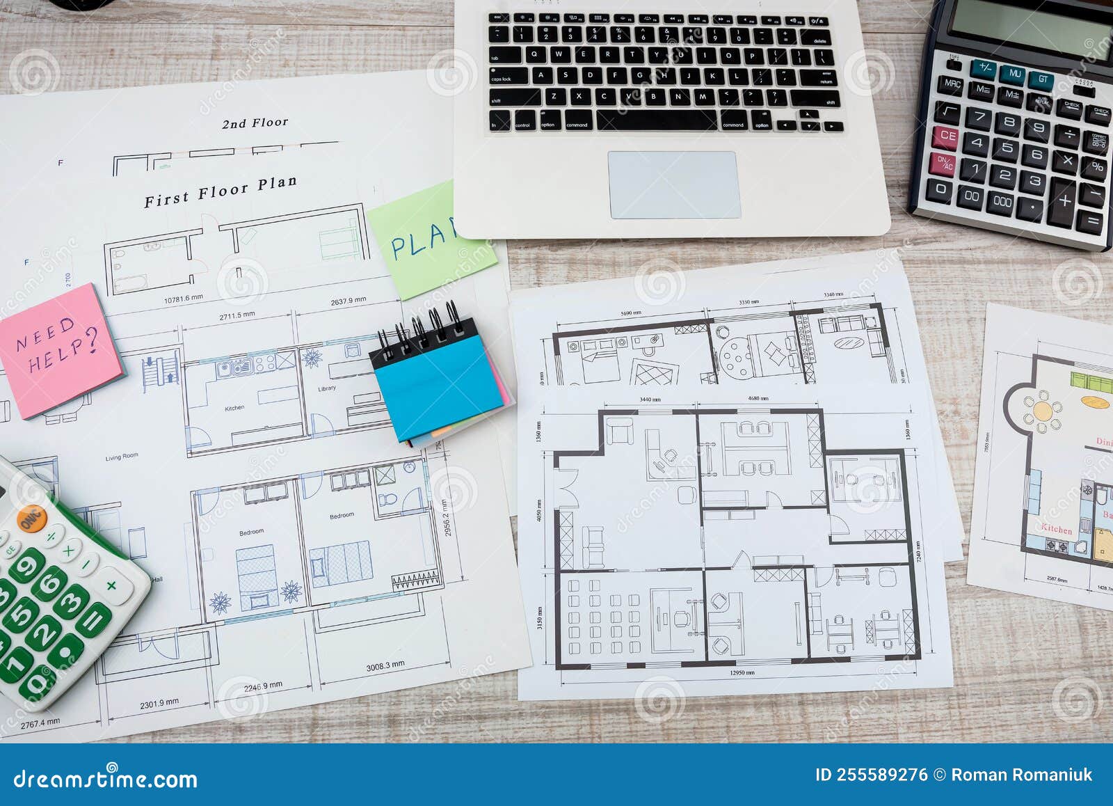 Designers Work As a Team on Drawings and Designs of New House Projects ...
