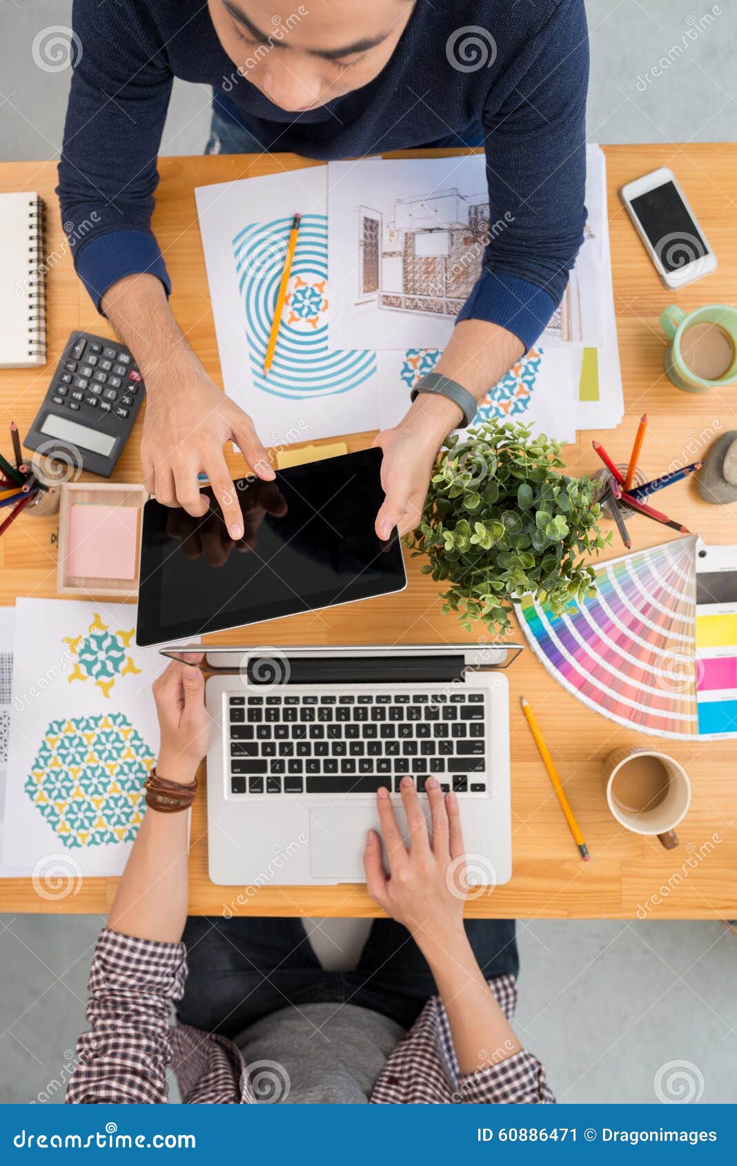 Designers at work stock image. Image of business, design - 60886471