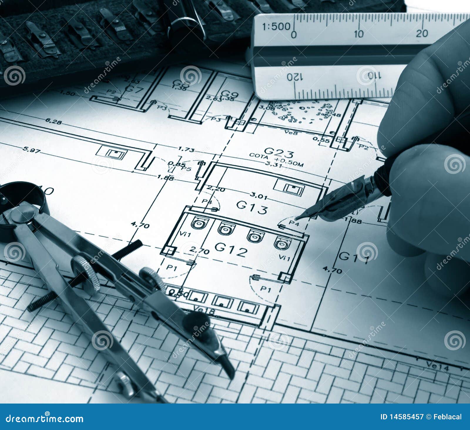 Designing stock image. Image of little, home, office - 14585457