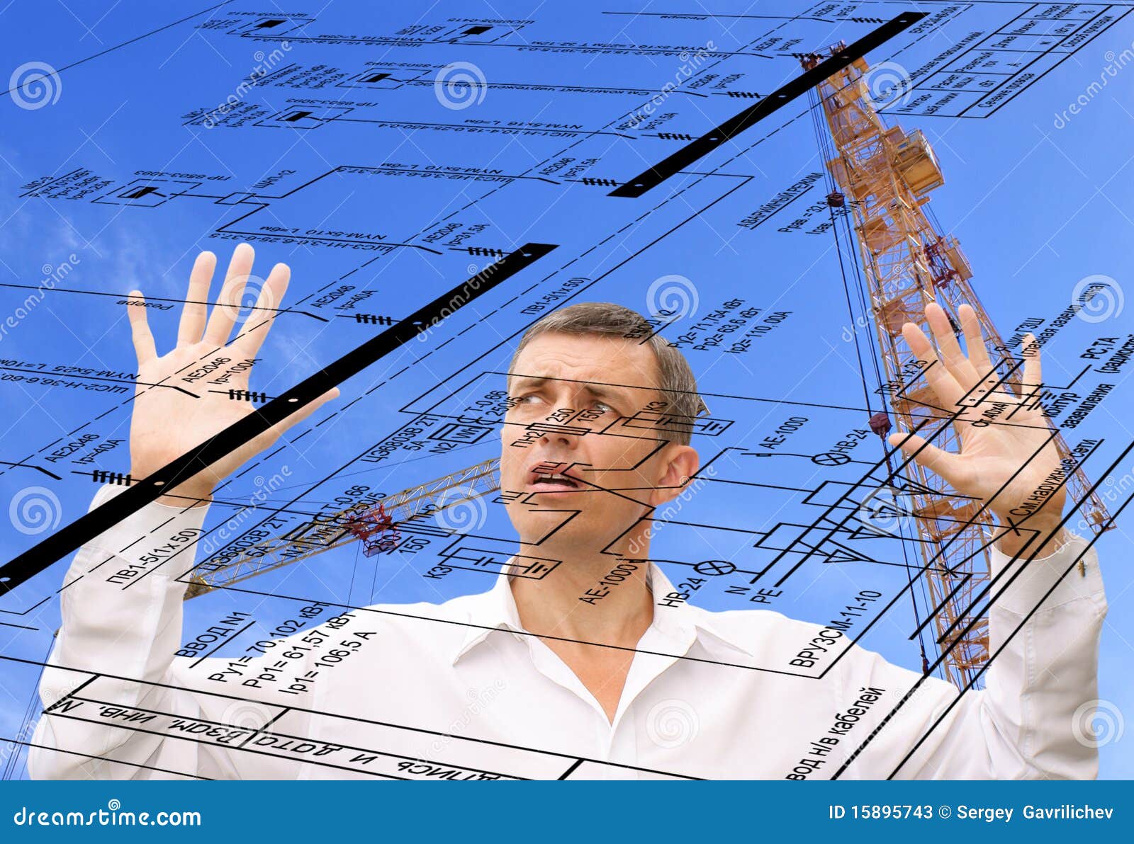 Designing stock image. Image of male, plan, cloud, construction - 15895743