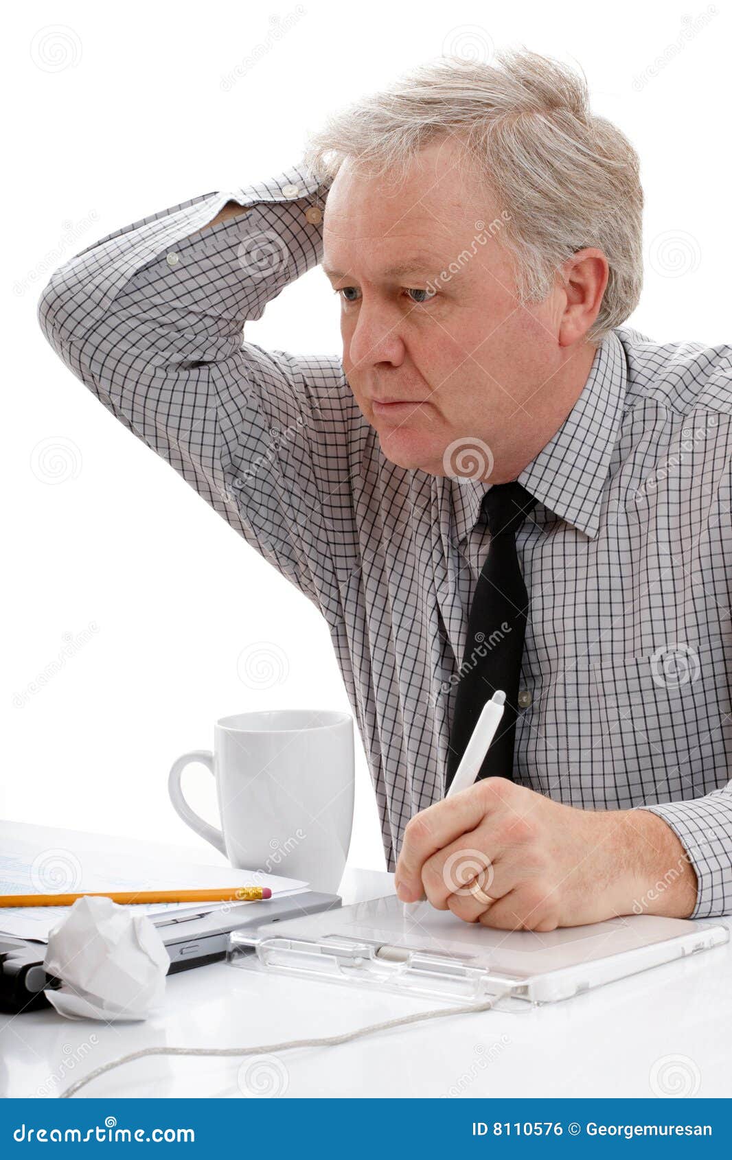 Designing As an Hard Process Stock Photo - Image of draw, desk: 8110576