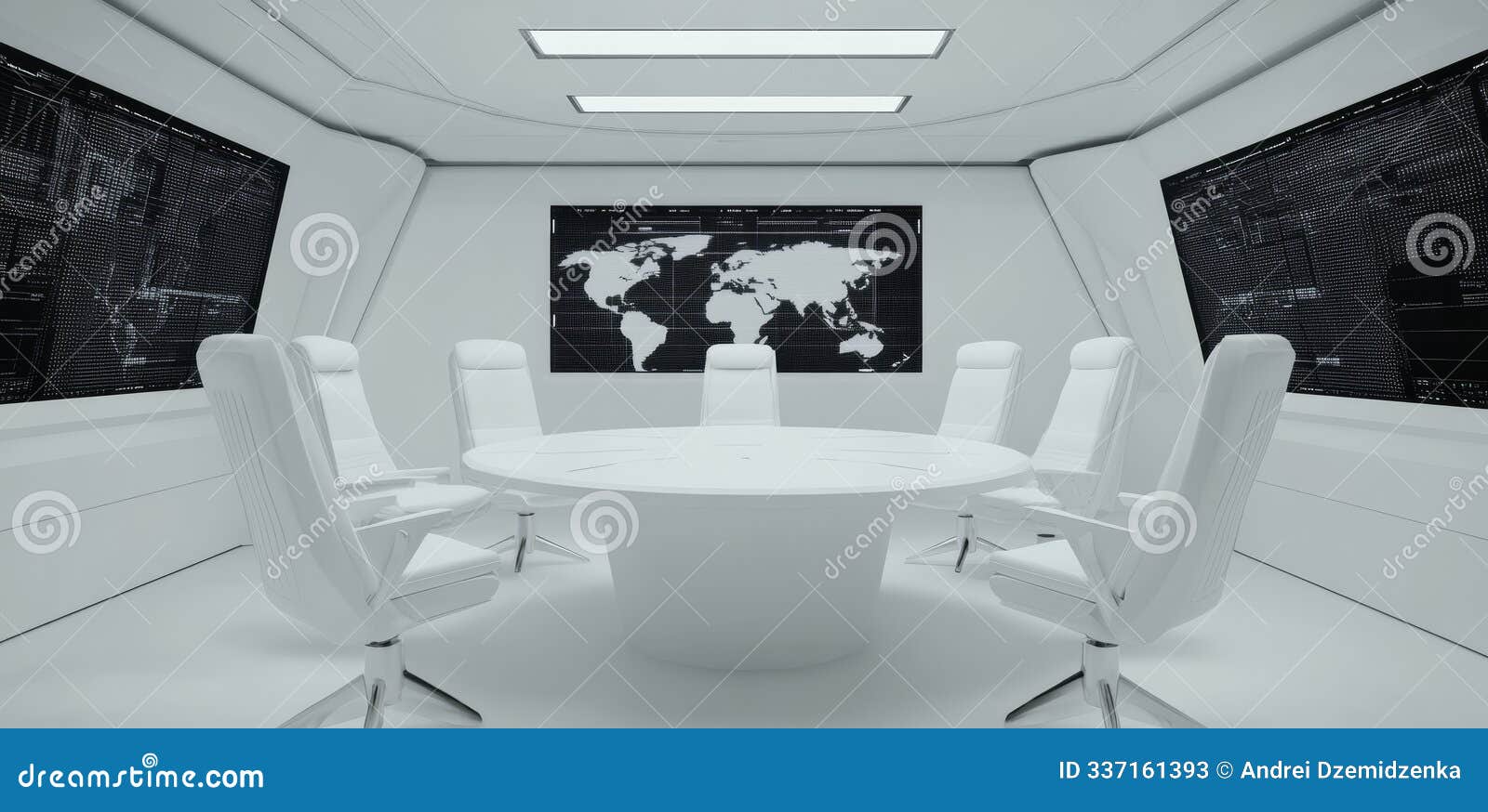 Designing a Futuristic Conference Room, Rendering a Command Center in ...
