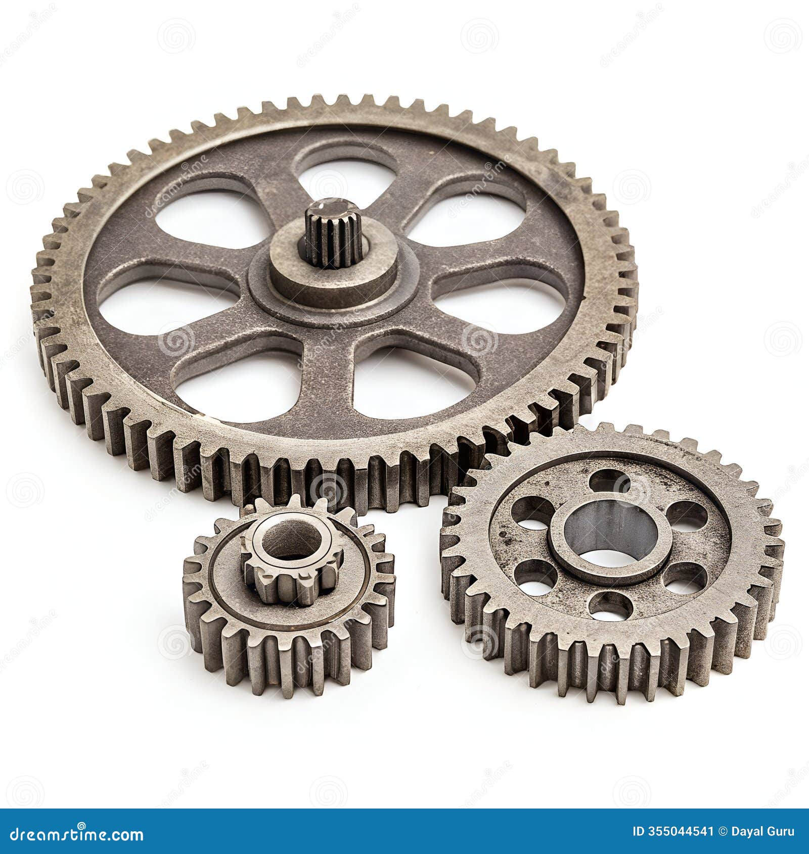 Designing Gears Illustration Isolated on White Background Stock ...