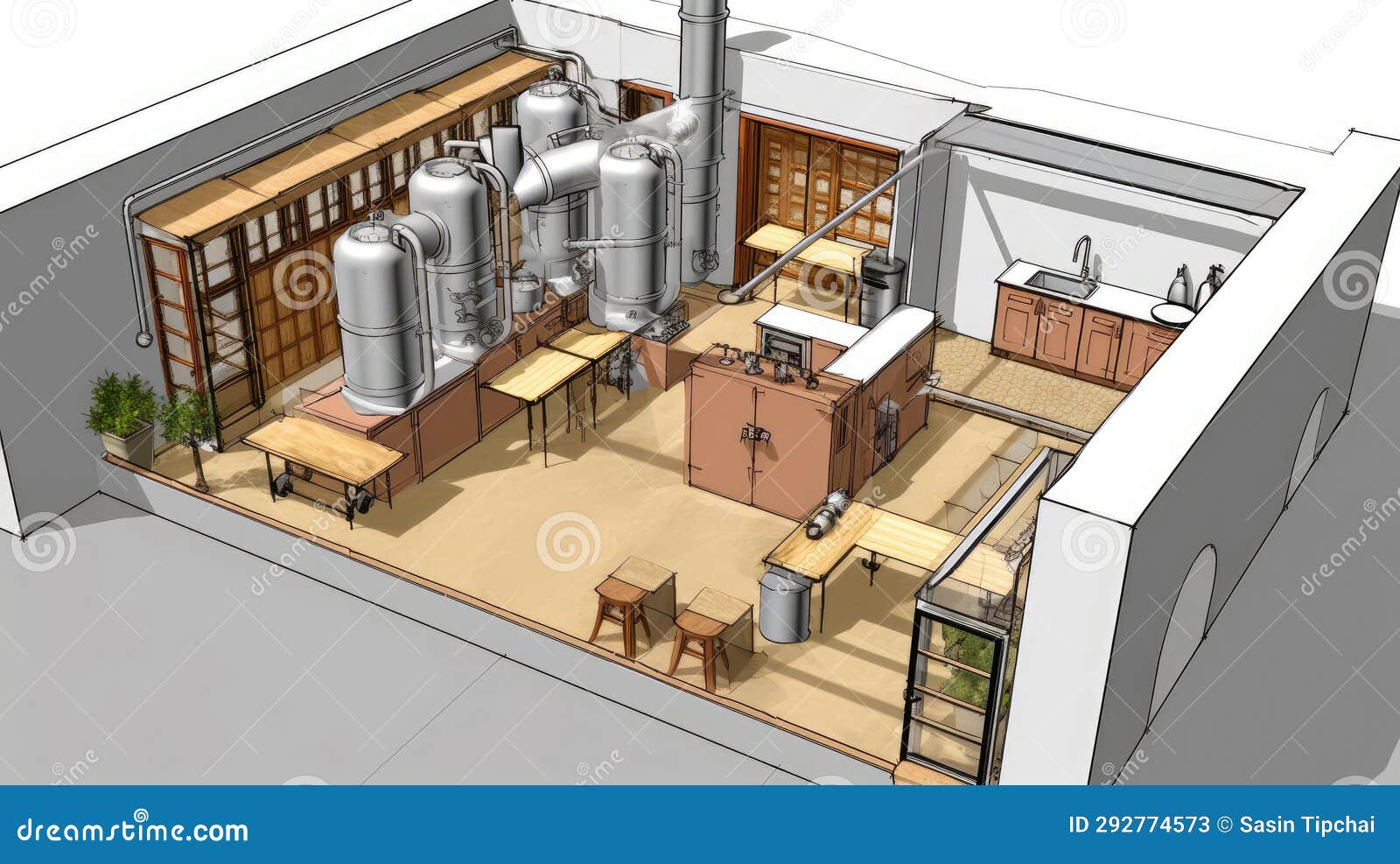 Designing a Home Brewery with an Area Requires Careful Planning To Make ...