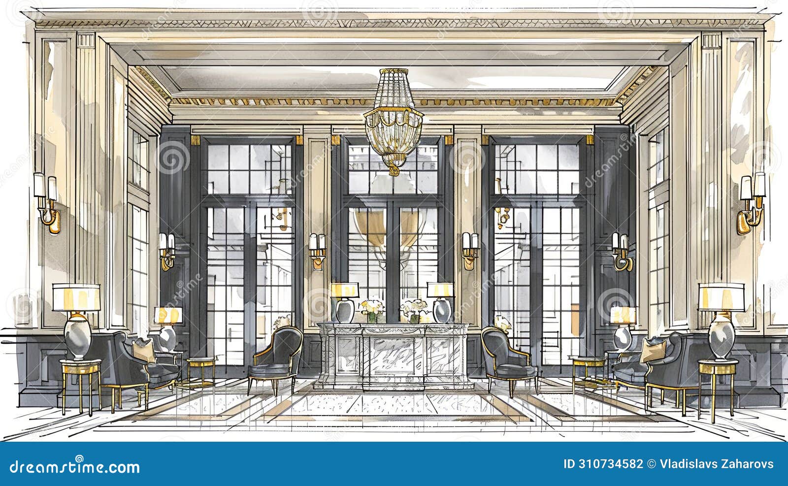 Designing Show Room with Original Interior Items and Accessories ...