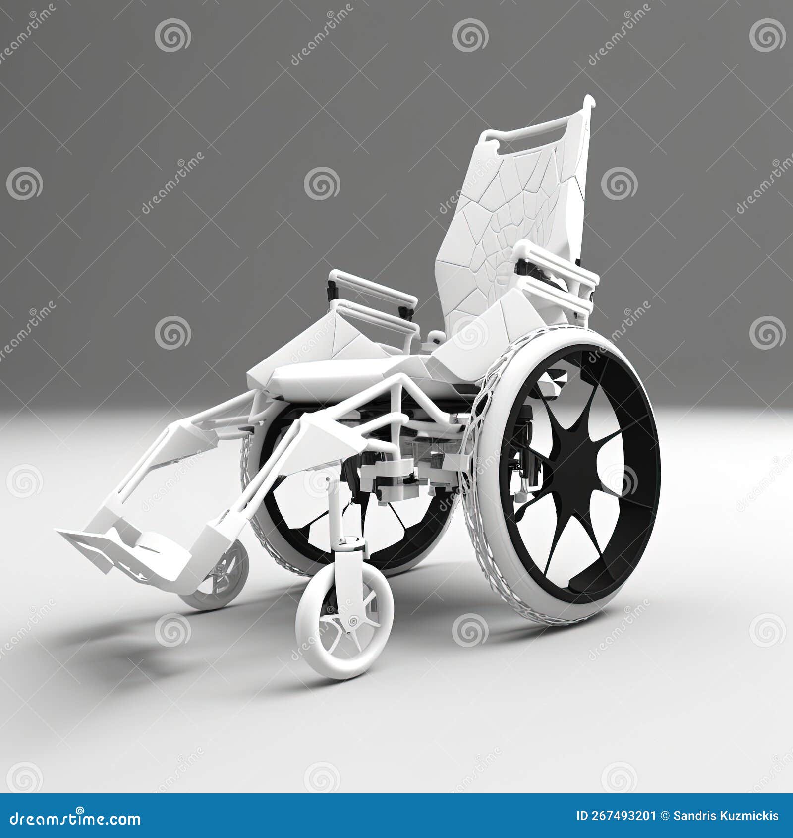 Designing a Wheelchair for the Disabled. Generative AI Stock ...