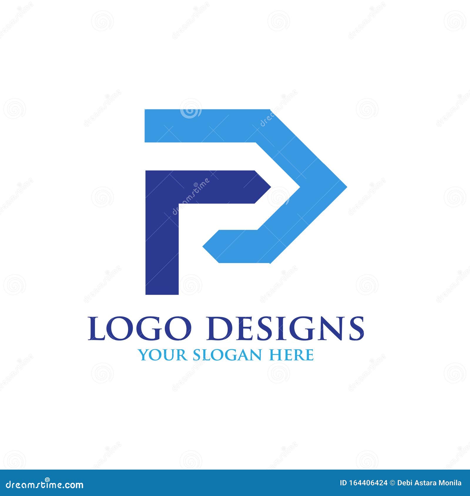 Designs De Logotipo Para Seta Comercial Ilustração do Vetor ...