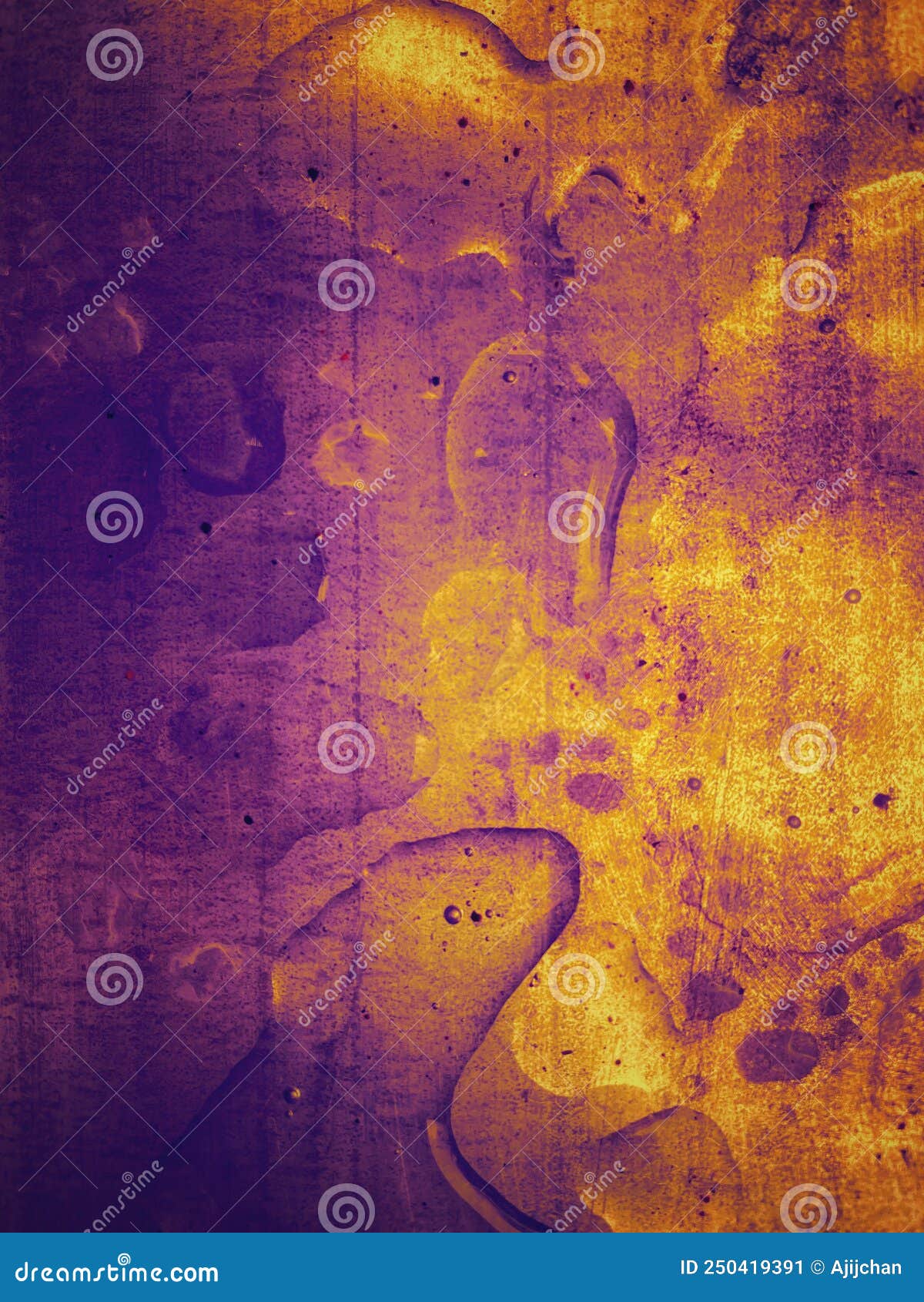 Designs and Patterns on Wet Metal Surface Stock Illustration ...