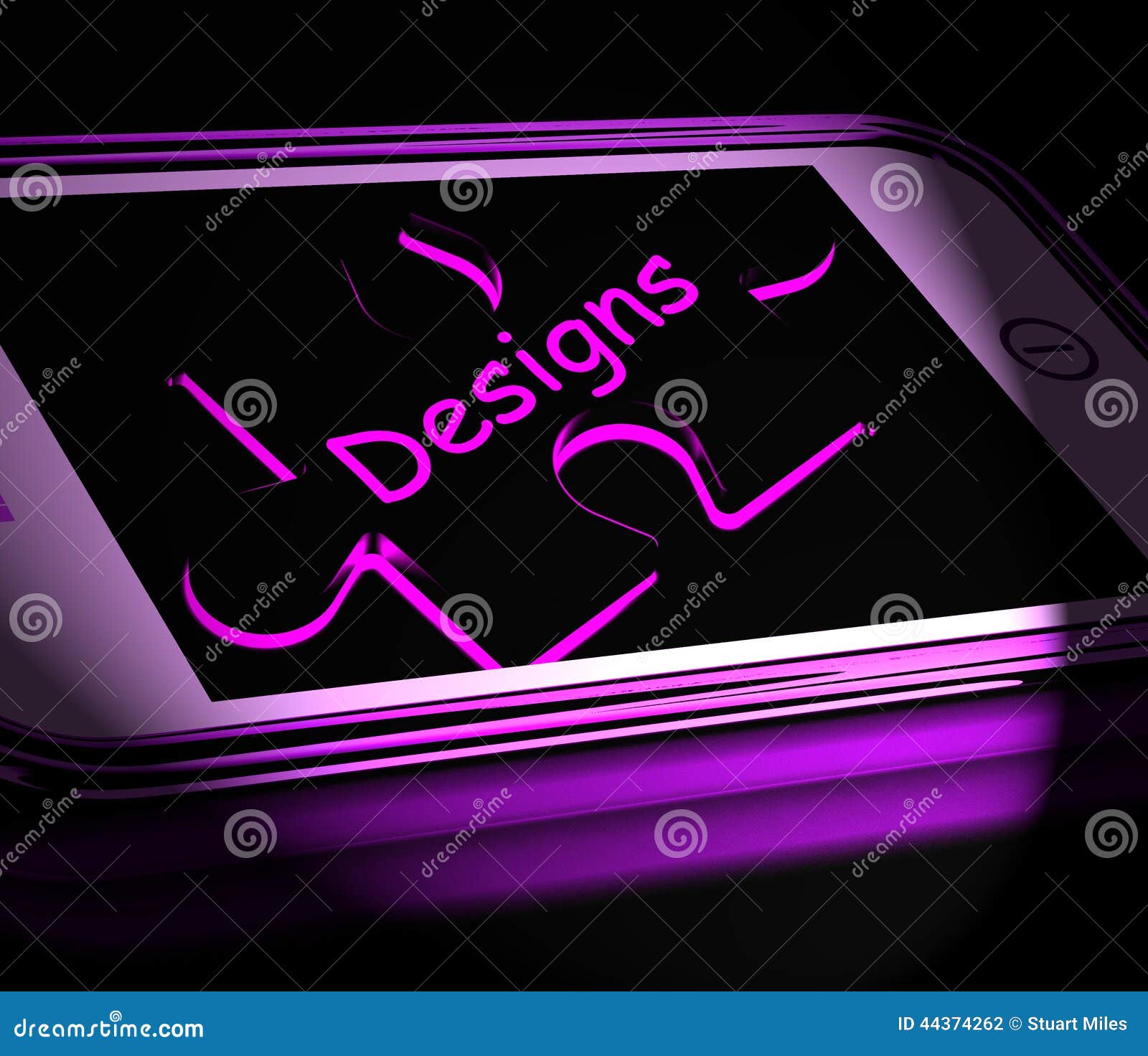 Designs Smartphone Displays Design and Layout on Internet Stock ...