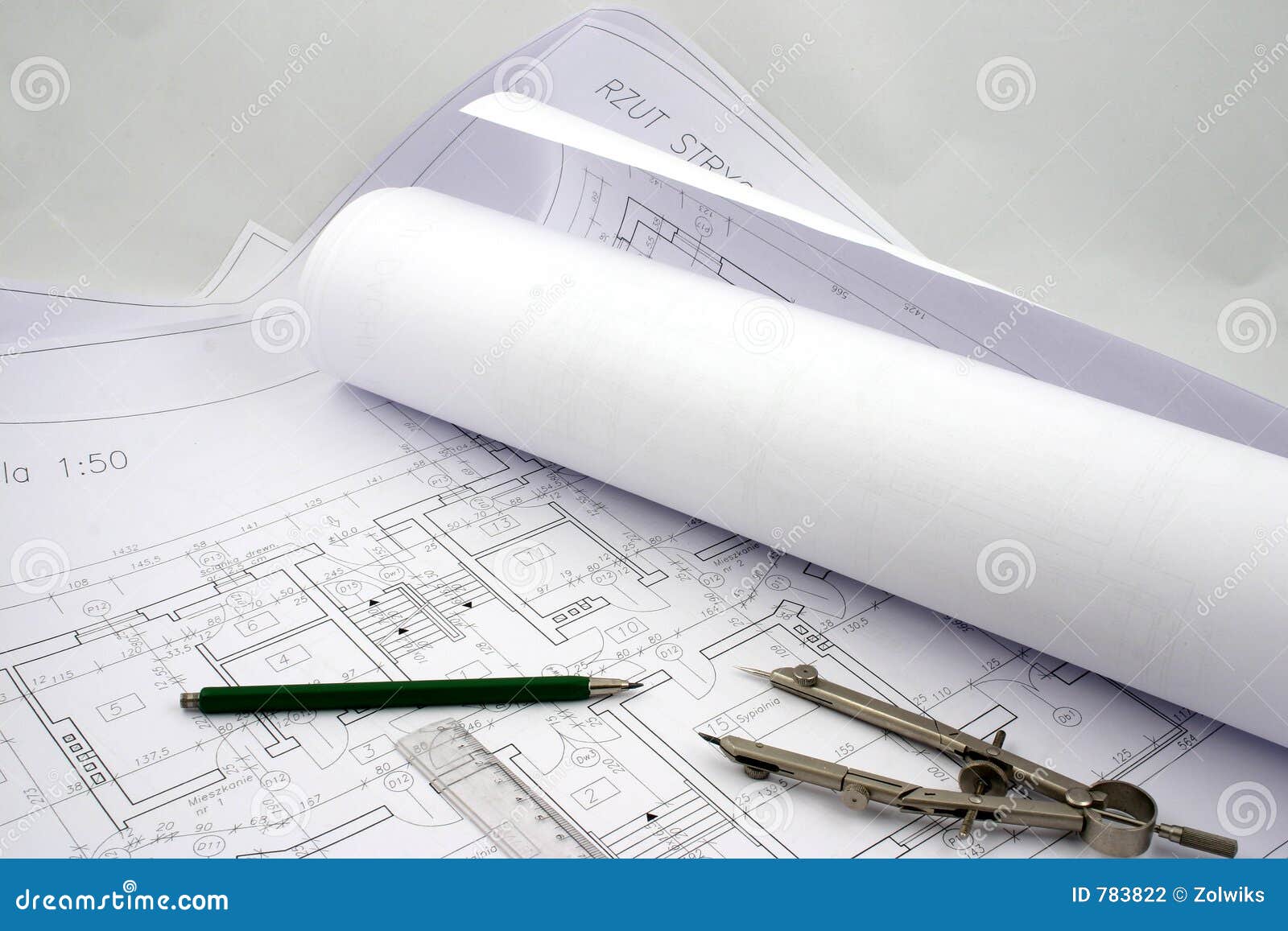 Designs with Some Drawing Accessories Stock Photo - Image of draw ...