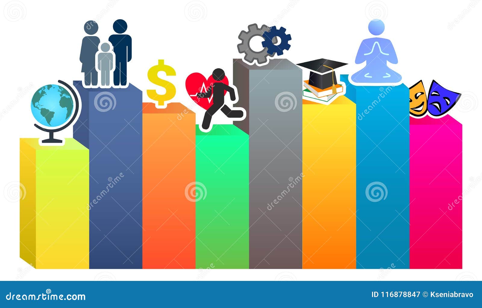 Desires And Purpose In Balance - Pictured As A Scale And Words Desires ...