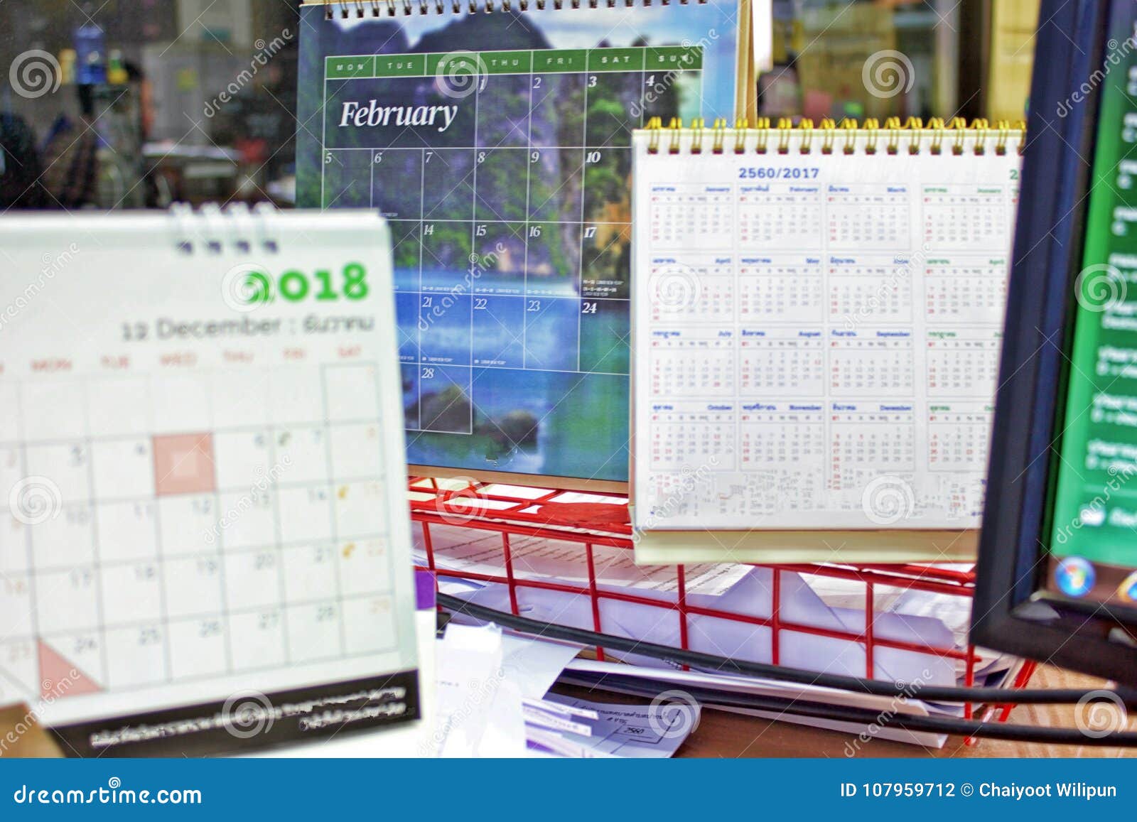 Desk Calendars Stock Image | CartoonDealer.com #10907995
