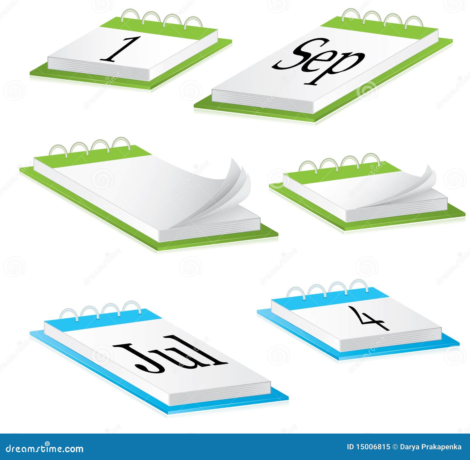 Desk Calendar. Vector Illustration Stock Vector - Illustration of icon ...