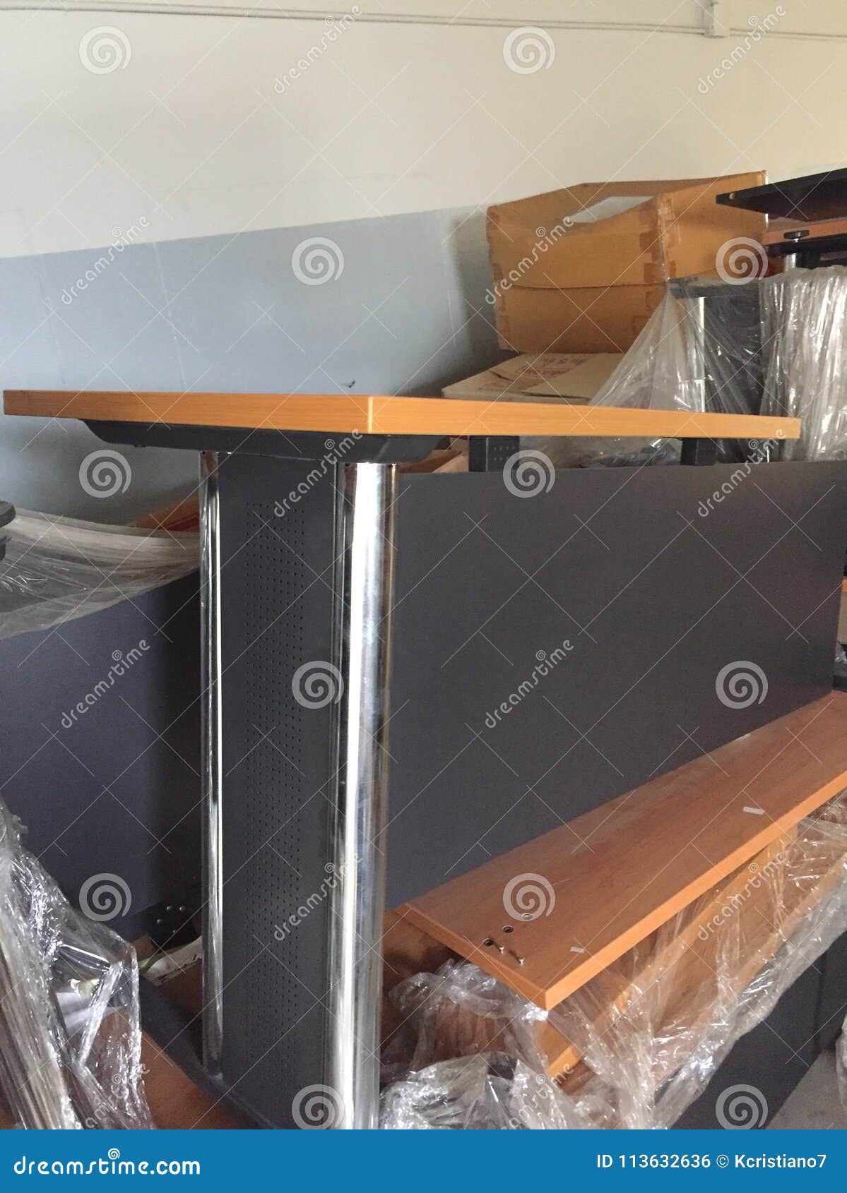 Desk damaged stock photo. Image of table, damaged, desk - 113632636