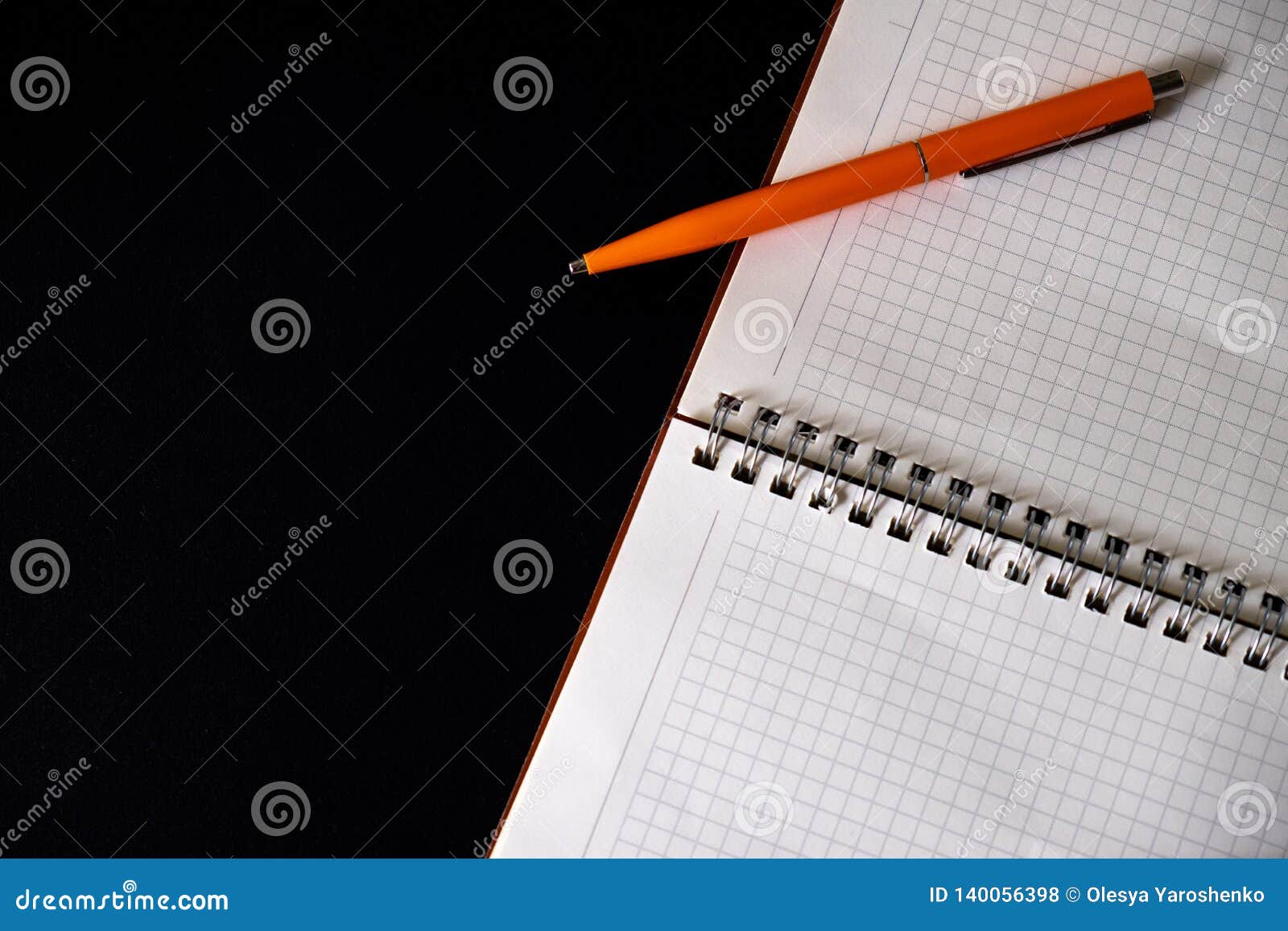 Desk with Equipment and Notepad Stock Photo - Image of internet, data ...
