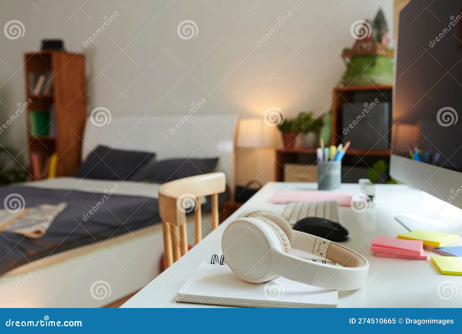 Desk in Kids Room stock image. Image of book, homework - 274510665
