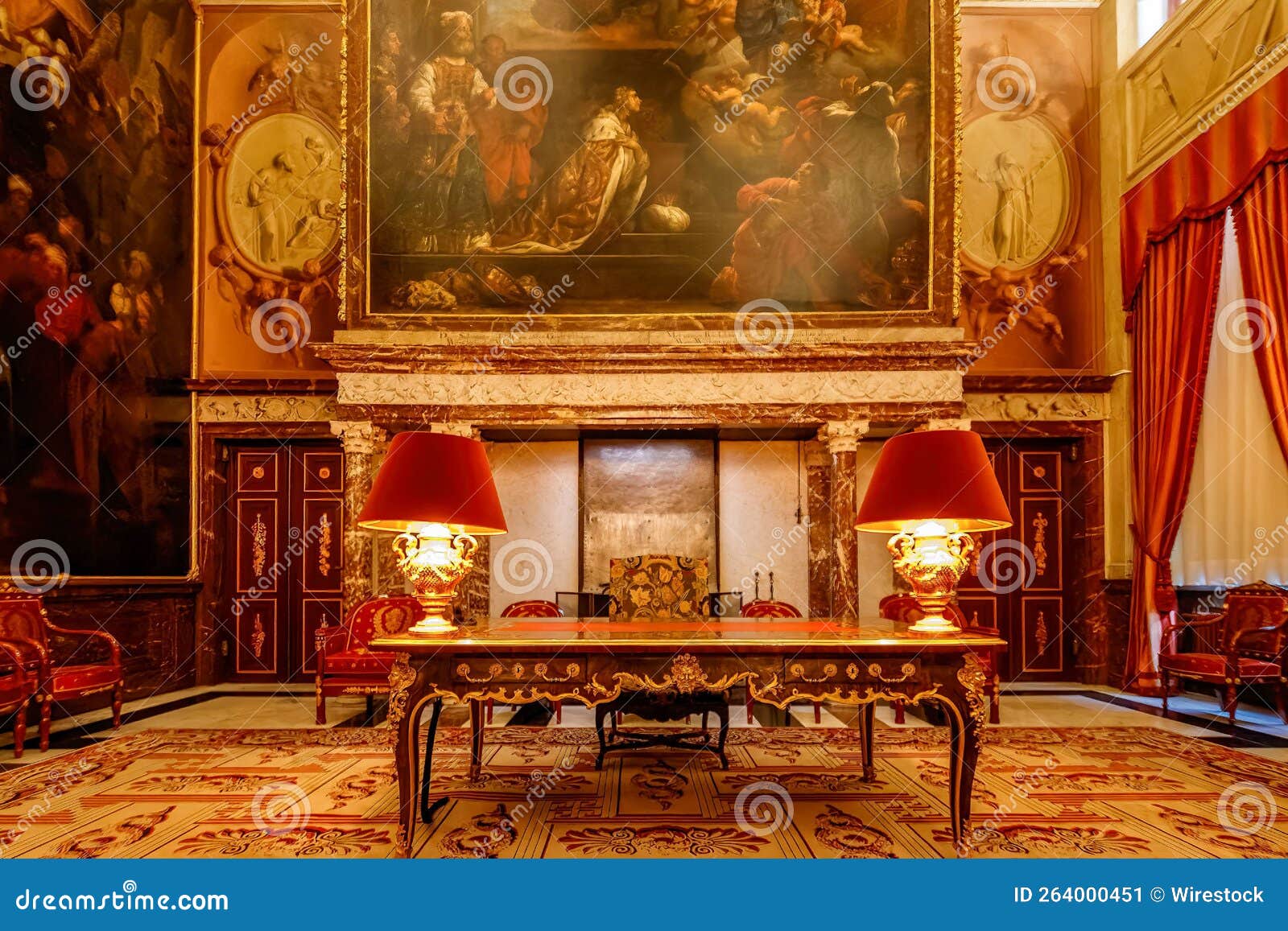 Desk of the King in the Royal Palace Editorial Photo - Image of design ...