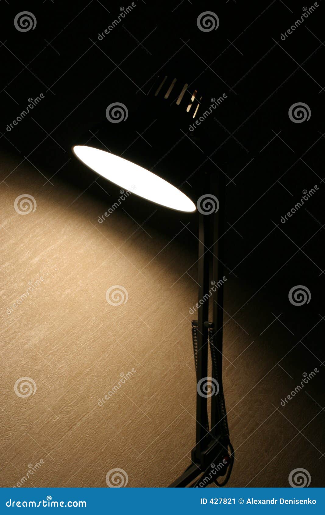 Desk Lamp stock image. Image of lamp, bright, soft, illumination - 427821