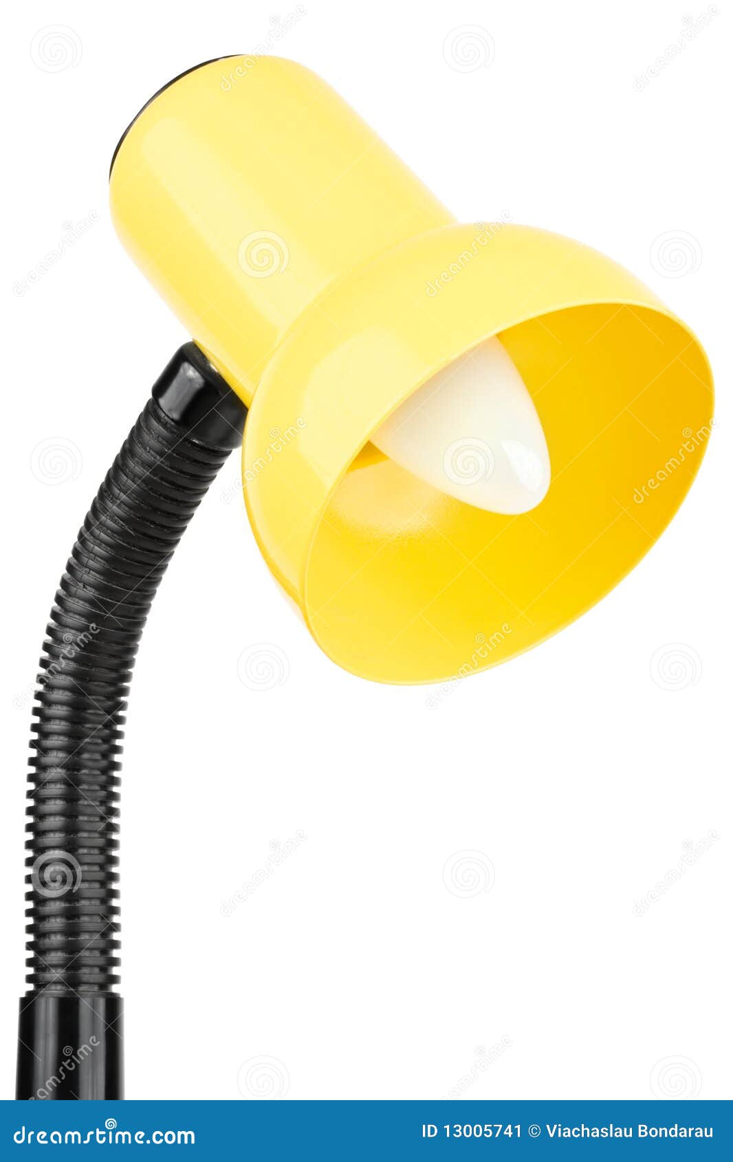 Desk lamp with a bulb stock image. Image of home, electric - 13005741